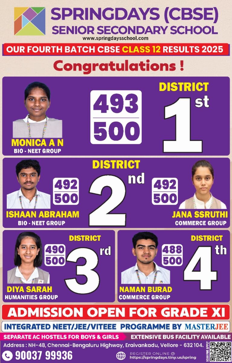 Student Admissions | Springdays School