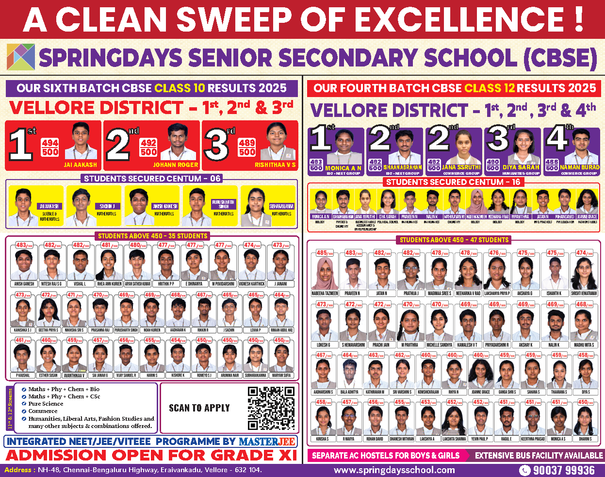 Student Admissions | Springdays School